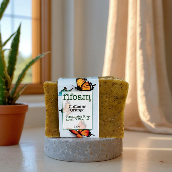 Natural Australian Bar Soap with Coffee & Orange - fifoam - sustainable ...