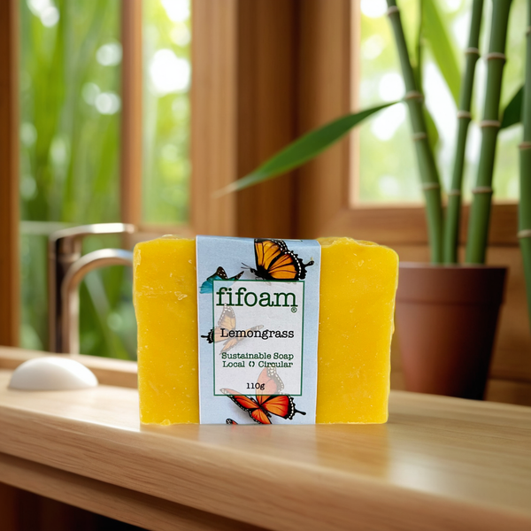 Natural Australian Bar Soap with Lemongrass - fifoam - sustainable soap